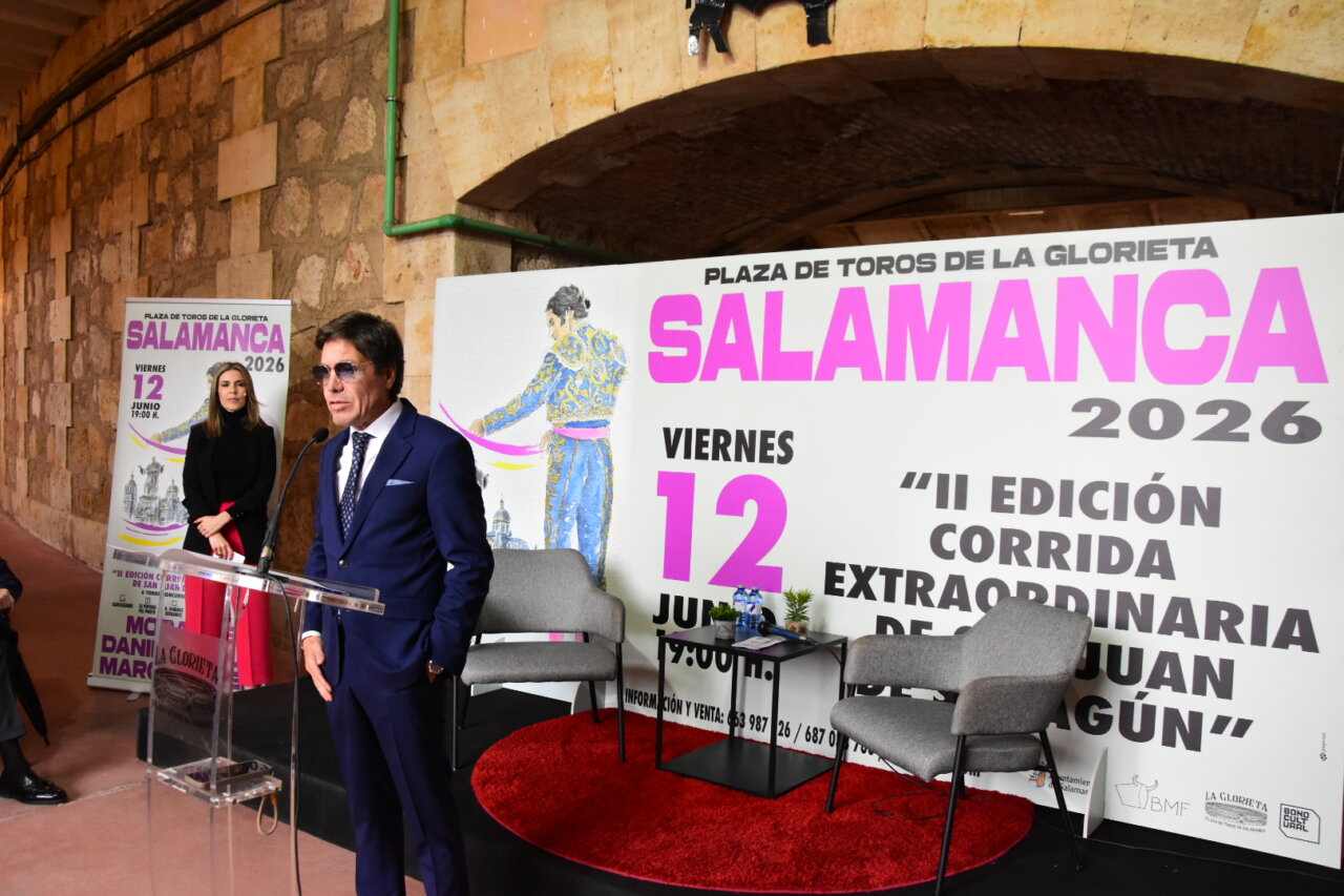 Presentación de la corrida de San Juan de Sahagún en Salamanca